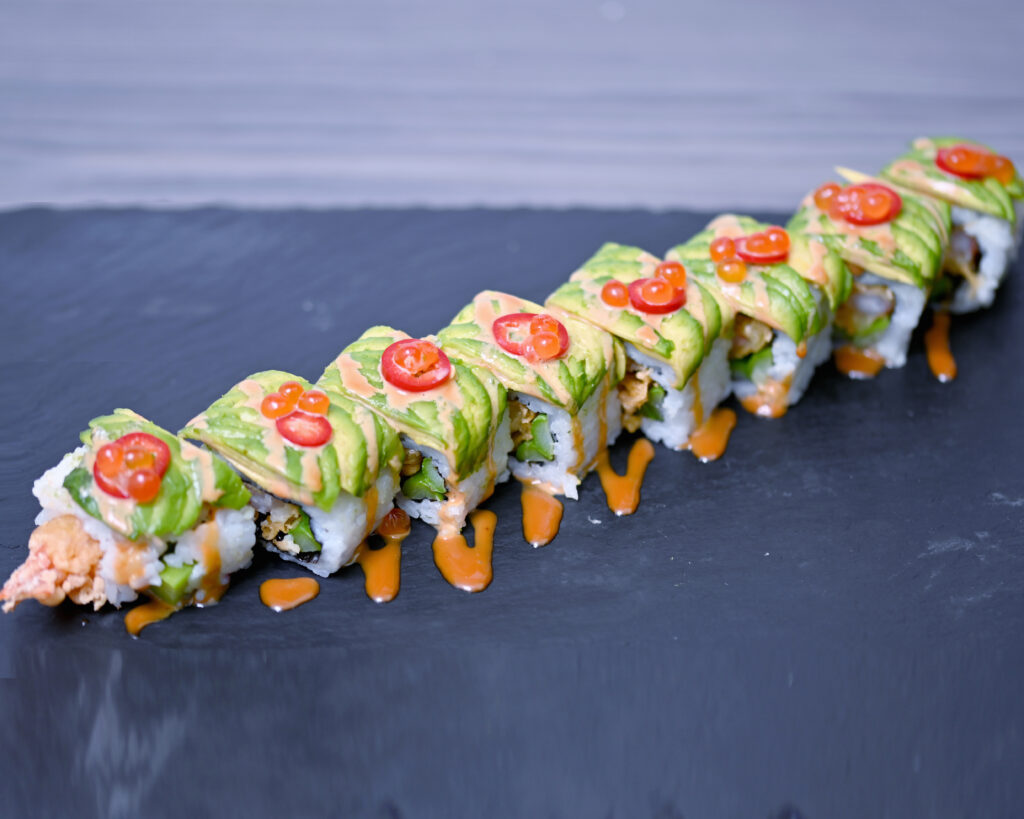 Signature Dragon Roll (8 pieces) – sushikatana.co.uk